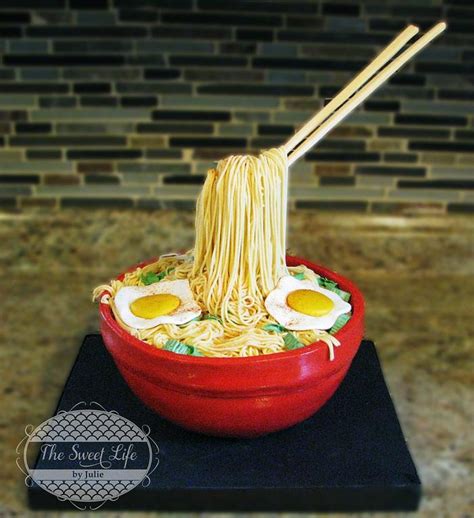 Ramen Noodles Cake Decorated Cake By Julie Tenlen Cakesdecor