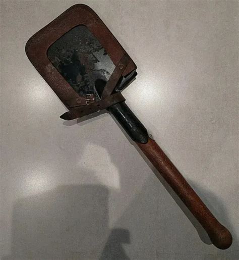 East Germanddrnva Soldier Shovel With Webbing Belt Mounted Carry