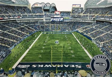 Centurylink Field Seattle Seahawks Art Print The Stadium Shoppe