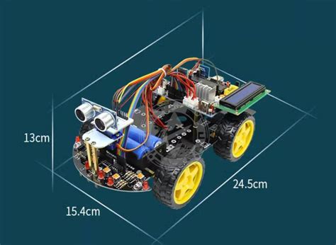 C51 Microcontroller Smart Car Kit Zeus Diy Electronics Diy Store
