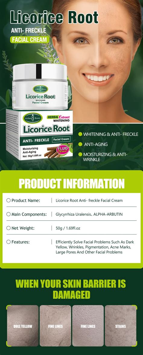Aichun Beauty Licorice Root Anti Freckle Facial Cream 50g Moon Kuwait