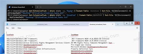 How To Export Scheduled Tasks To A File On Windows