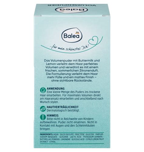 디엠 발레아 Balea 헤어 볼륨 파우더 레몬 스퀴지 10g 티몬