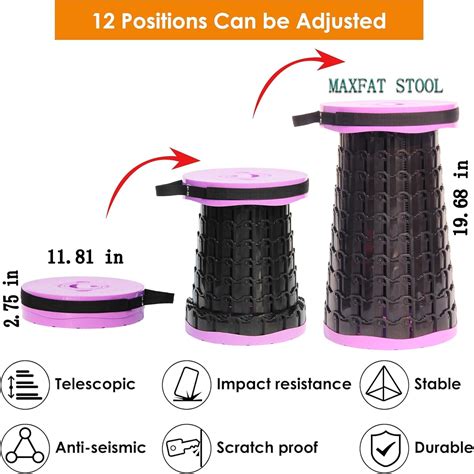 Folding Stoolfolding Camp Chairsportable Chaircollapsible Stoolalevmoom