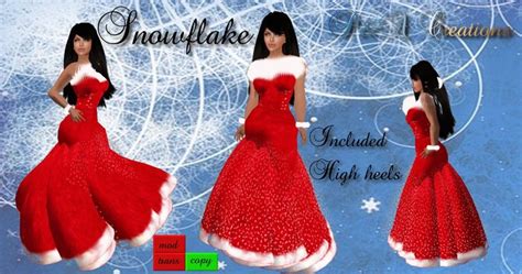 Second Life Marketplace Panda Creations Snowflake