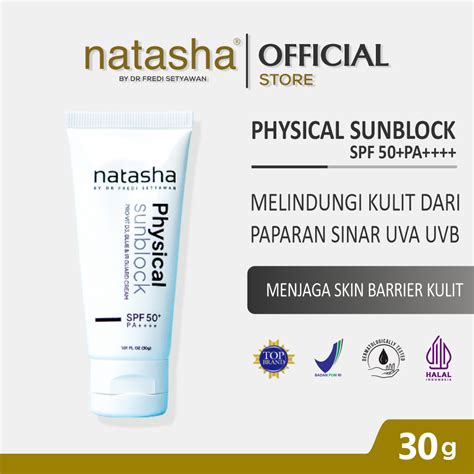 Natasha Physical Sunblock Spf50 Shopee Malaysia