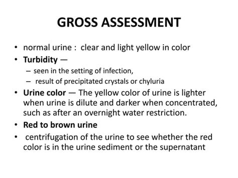 Urine Analysis Ppt
