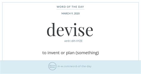 Devised Definition