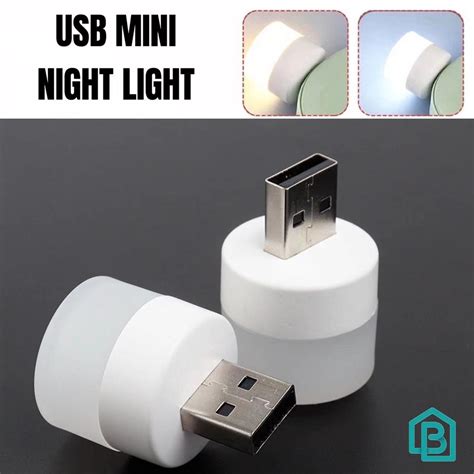 USB Plug Mini Lamp Computer Mobile Power Charging Treasure LED Eye Protection Reading Small