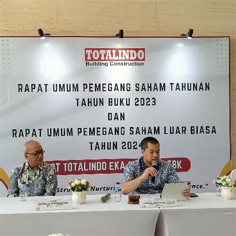 Totalindo Eka Persada Targetkan Kontrak Proyek Naik 30 Indopostrust