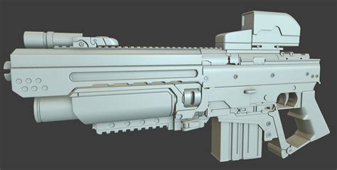 Assault Rifle — Polycount