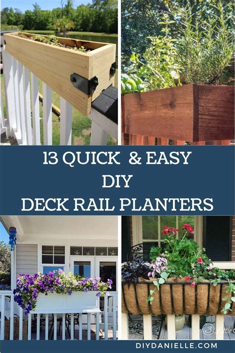 Diy Deck Rail Planters Transform Your Deck With These Easy Projects