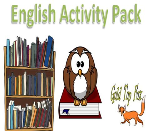 English Book Work Activity Pack