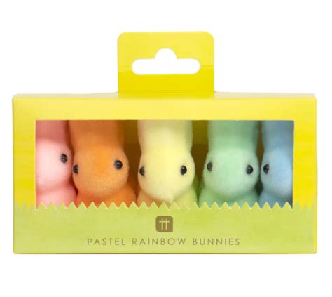 Pastel Mini Easter Bunnies 5 Pack Island Treasure Toys