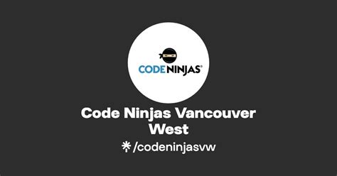 Code Ninjas Vancouver West Instagram Tiktok Linktree