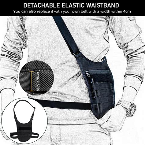 Versatile Underarm Single Shoulder Messenger Bag Concealed And Secure
