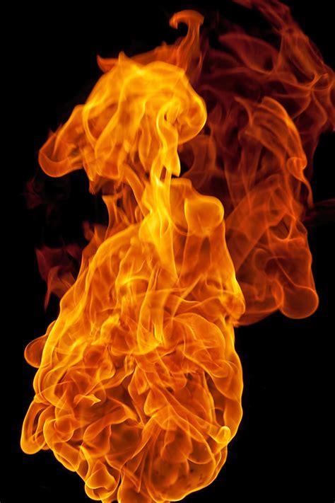 HD Wallpaper Fire Ball Flame Burst Atom Black Abstract Outburst