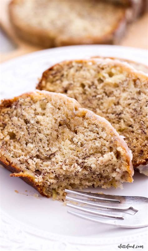 Maple Glazed Banana Bread A Latte Food