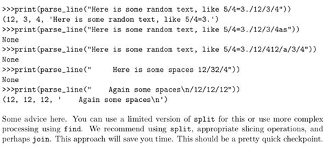 Solved Write A Function Called Parseline That Takes As