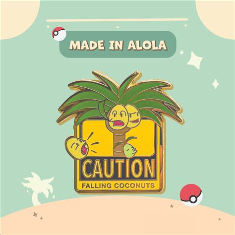 Made In Alola Pok Mon Enamel Pins Etsy