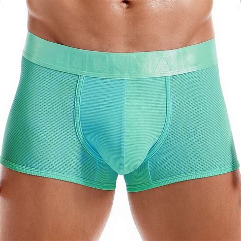 Jockmail Ropa Interior Sexy Para Hombre Calzoncillos Cortos De Malla