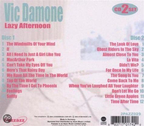 Lazy Afternoon Vic Damone Cd Album Muziek