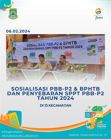 Bapenda Sppt Pbb P2 Kota Tangerang Sudah Disebar