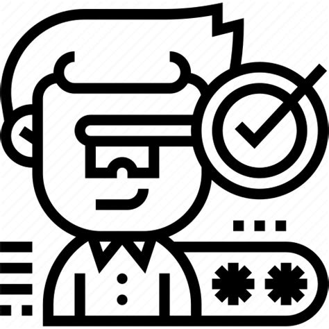 Authentication Access Verification Privacy Personal Icon Download On Iconfinder