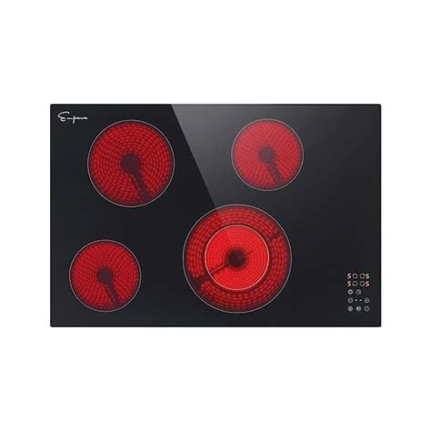 Jeremy Cass Gt 24 In 4 Elements Radiant Electric Cooktop With Flexible Ring 6000w Built In
