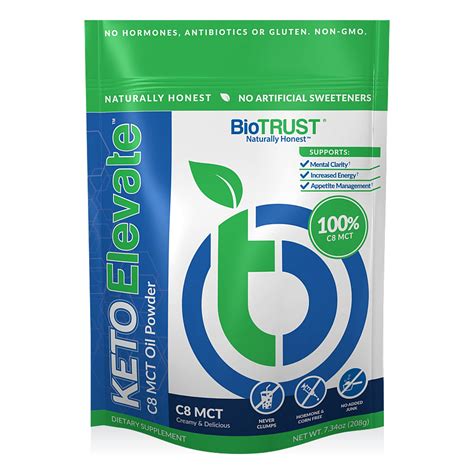 Biotrust Keto Elevate Pure C8 Mct Oil Powder Ketogenic Diet