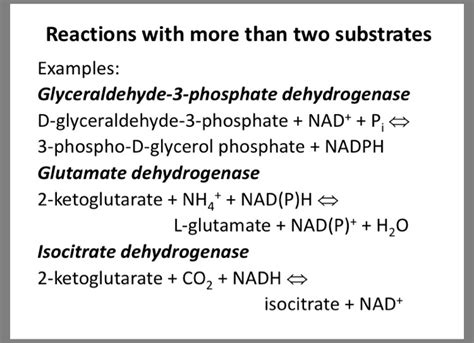 Solved Reactions With More Than Two Substrates Examples Chegg