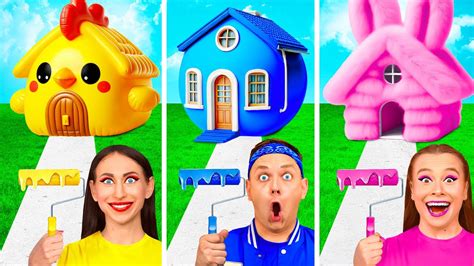 Rumah Satu Warna Tantangan Tantangan Gila BaRaDa Challenge YouTube