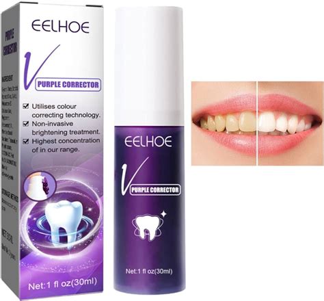 Purple Toothpaste For Teeth Whitening Color Corrector 40 Off
