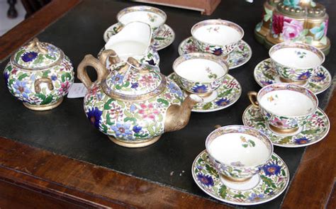 Bonhams A Zsolnay Tea Service