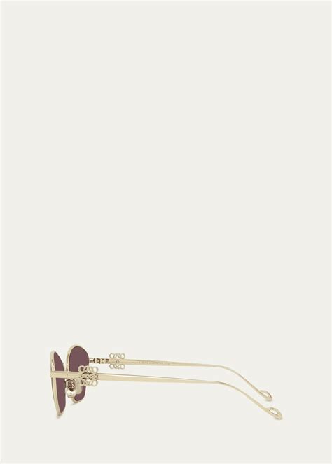 Loewe Anagram Metal Cat Eye Sunglasses Bergdorf Goodman