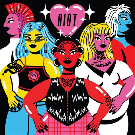 Riot Grrrls Behance