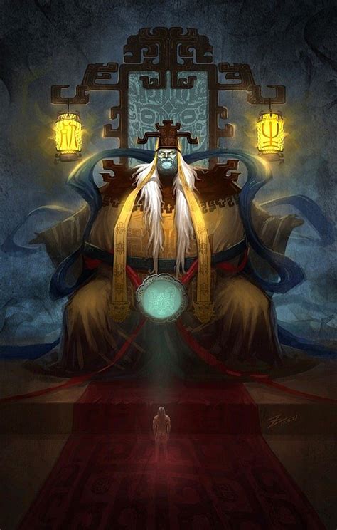 一殿秦广王 秦广王蒋，二月初一日诞辰，专司人间夭寿生死，统管幽冥吉凶、善人寿终，接引超升；功过两半者，送交第十殿发放，仍投入世间，男转为女，女