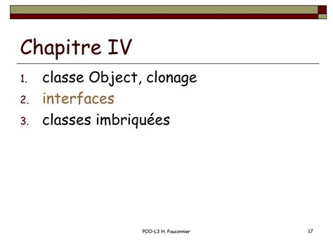 Object interfaces classes imbriquées ppt télécharger