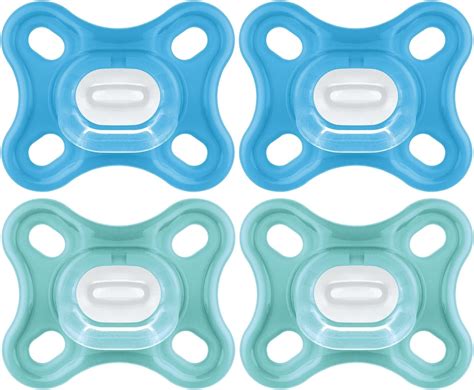 Jollypop 0 3 Months Pacifier 6 Pack Unscented Blue