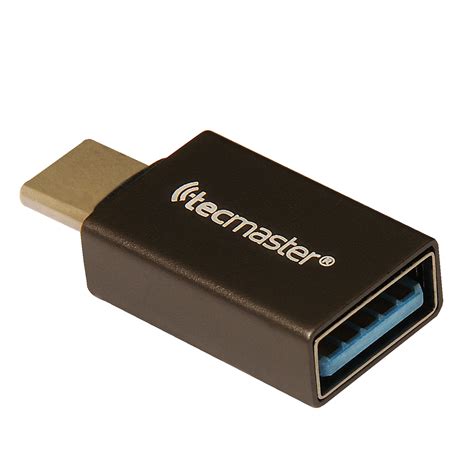 Tecmaster Adaptador Otg Tipo C A Usb A 30 Hembra Aleación De Aluminio