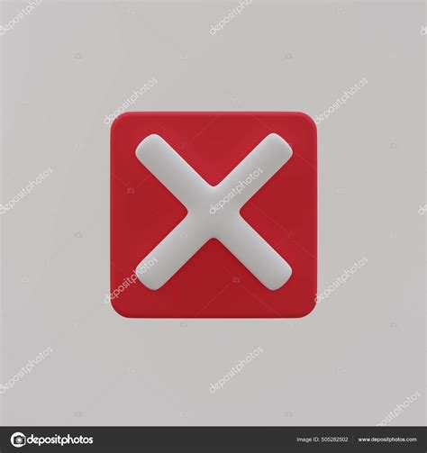 declined negative wrong incorrect disagree tick sign rendering