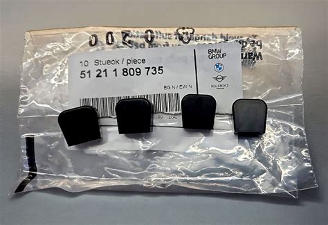 Genuine Bmw Door Latch Buffer Set 4 Bump Stops In Black Mic