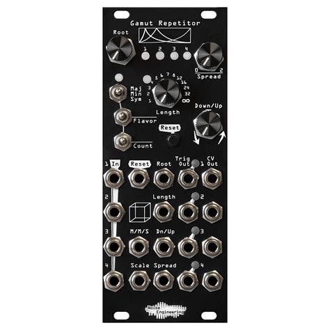 Noise Engineering Gamut Repetitor Eurorack Four Channel Generative Sequencer Module Black