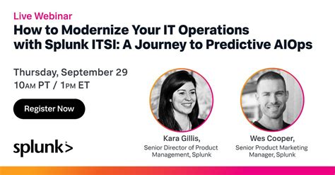 Eddie Kane On Linkedin How To Modernize It Operations With Splunk Itsi Virtual Event Splunk