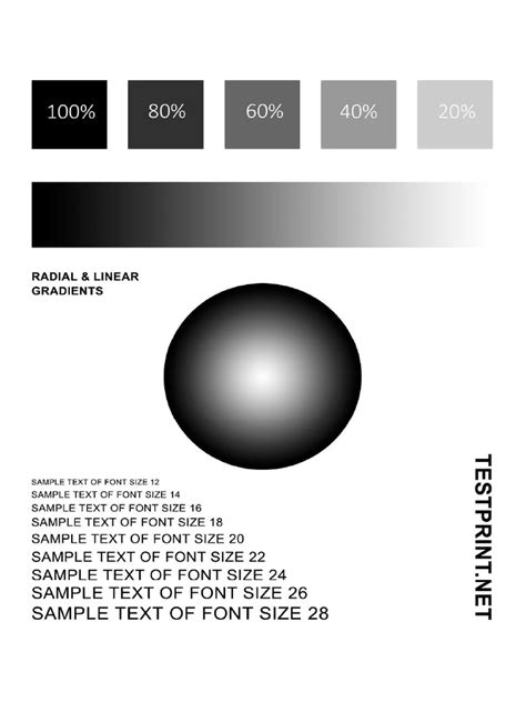 Testprint Test Page Bw Pdf