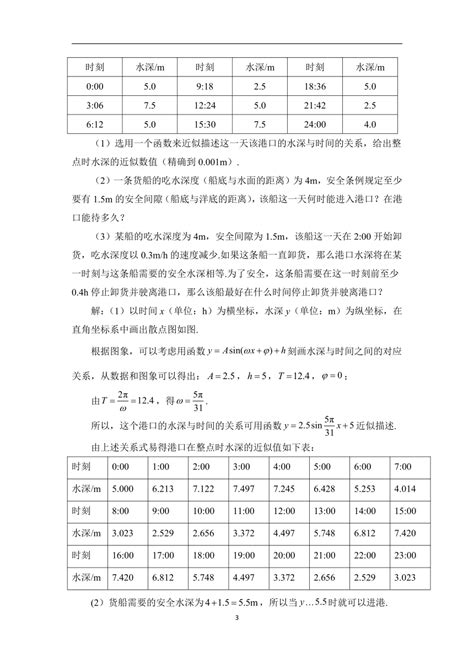 57 三角函数的应用（教案） 高中数学人教a版（2019）必修第一册21世纪教育网 二一教育