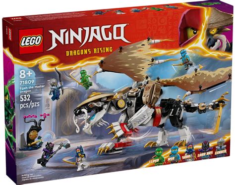 Конструктор LEGO Ninjago - Върховният дракон Егалт (71809) | Отлична ...