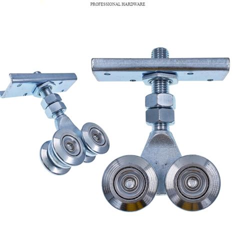 Steel Hanging Gate Wheel Roller Pulley Sliding Door Track Shopee