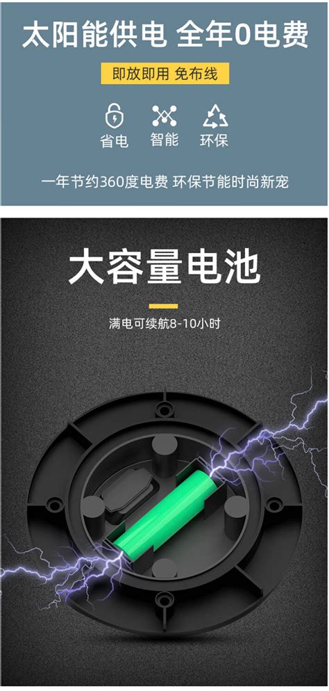 舒福佳shufujia地埋灯户外防水太阳能草坪灯LED插地灯草地灯花园别墅庭院灯装饰景观灯 融创集采商城