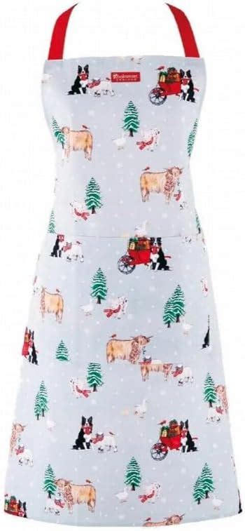 Cooksmart British Designed Christmas Apron Aprons For Women And Men